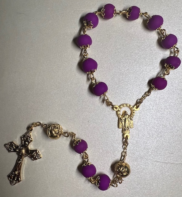 Flower Petal Chaplet - GOLD | Floral Rosary